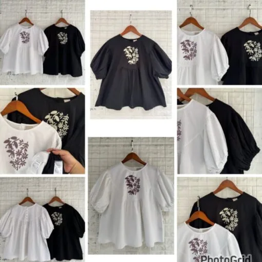 SM2 by tsuharu Cotton linen top - Sophaute Online Store